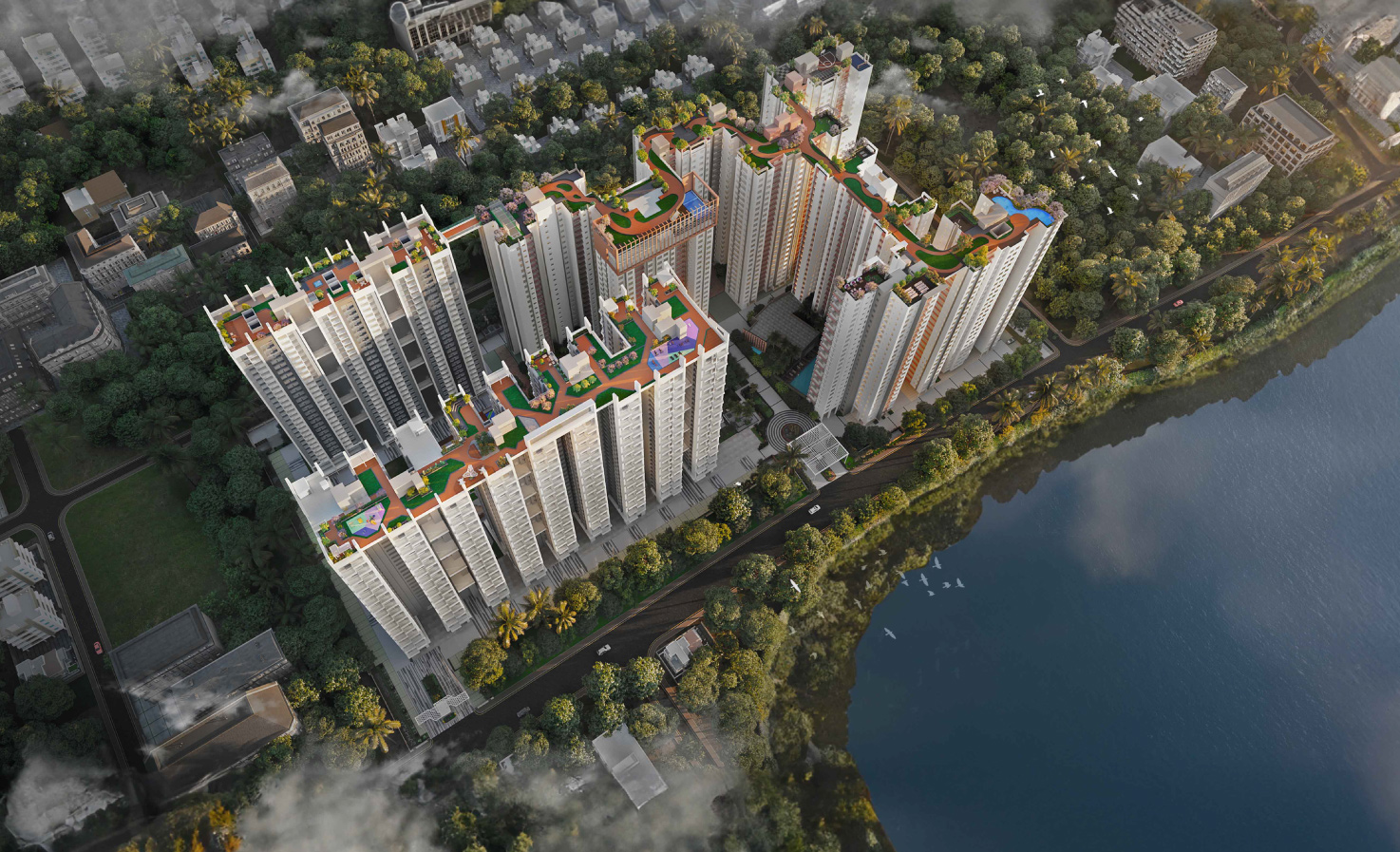 Merlin Serenia (Official Website) | 2/3/4 BHK Flats on BT Road
